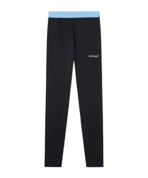 Off-White Logo Detailed Elasticated Waistband Leggings