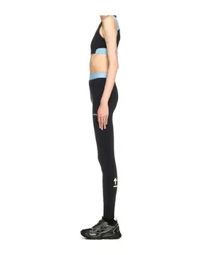 Off-White Logo Detailed Elasticated Waistband Leggings