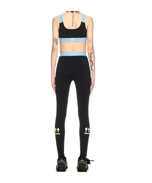 Off-White Logo Detailed Elasticated Waistband Leggings