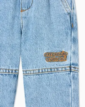 Emporio Armani Logo-embroidered Cargo Trousers