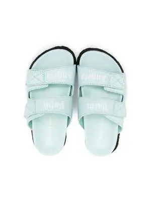 Palm Angels Logo-print Slip-on Sandals