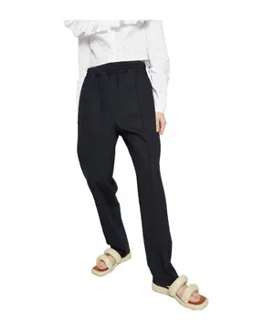 Philosophy Di Lorenzo Serafini Elastic-waist Wool Trousers - Black