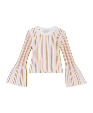 Stella McCartney Striped Sweater - White