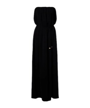 Max Mara Elegante Sax Strapless Gown - Black