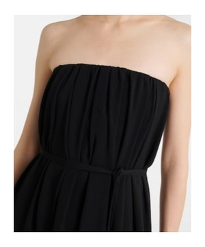 Max Mara Elegante Sax Strapless Gown