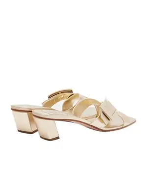 ROGER VIVIER Solid Color Leather Sandals