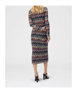 Missoni Geometric-pattern Long-sleeve Dress