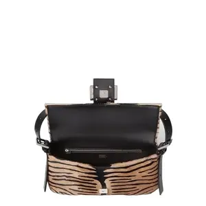 Fendi Baguette Tiger-stripe Shoulder Bag