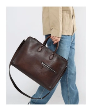 Berluti Logo Shoulder Bag