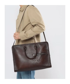 Berluti Logo Shoulder Bag