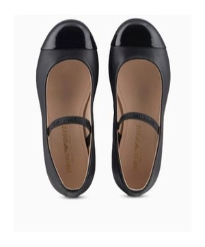 Emporio Armani Round Head Ballet Shoes