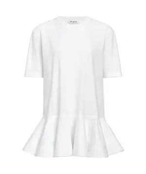 Alaïa Peplum Flared T-shirt