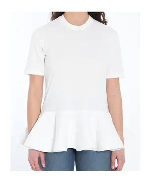 Alaïa Peplum Flared T-shirt