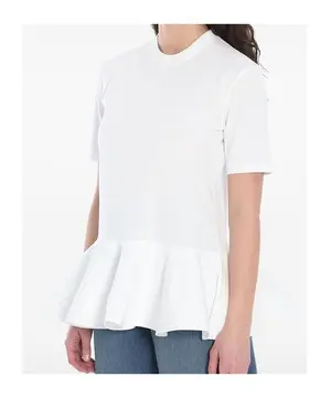 Alaïa Peplum Flared T-shirt