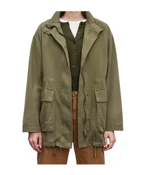 Velvet By Graham & Spencer Long-sleeved Casual Jacket - Green