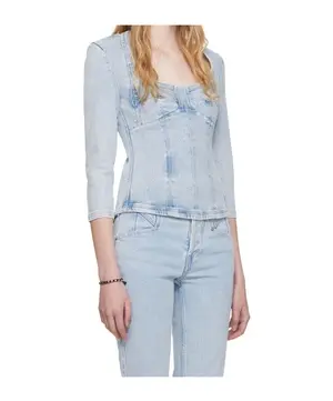 Isabel Marant Étoile Vanio Cotton Corset Style Blouse