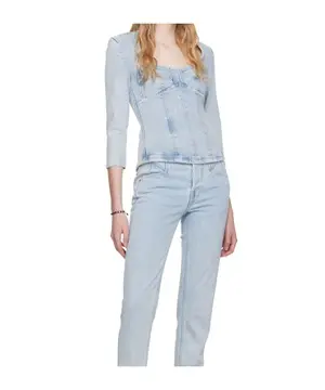Isabel Marant Étoile Vanio Cotton Corset Style Blouse