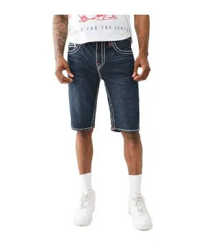 True Religion Belt Loop Denim Shorts