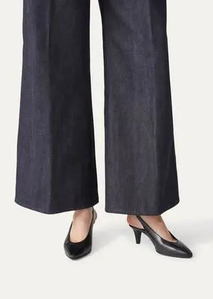 Loro Piana Rebecca Slingback Heels