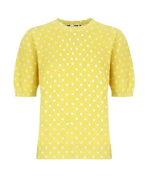 Fabiana Filippi Polka Dot Short Sleeve Jumper