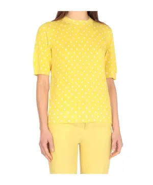 Fabiana Filippi Polka Dot Short Sleeve Jumper