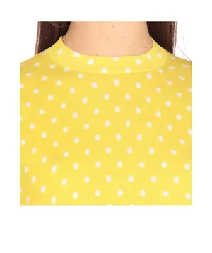 Fabiana Filippi Polka Dot Short Sleeve Jumper