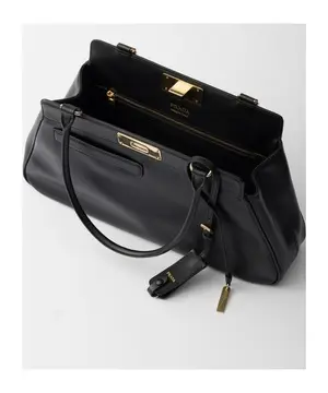 Prada Medium Leather Tote Bag