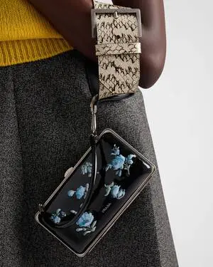 Prada Ayers Leather Wrist Strap