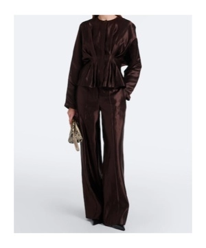 JOSEPH Jnane Linen And Silk Wide-leg Pants