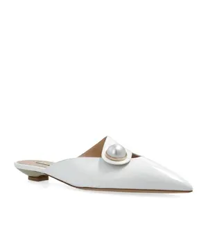 Casadei Blade Pointed Toe Mules