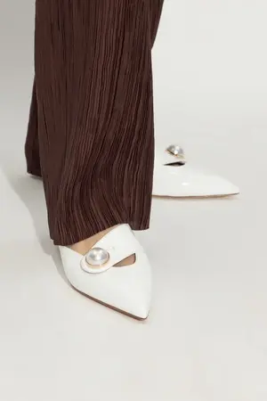 Casadei Blade Pointed Toe Mules