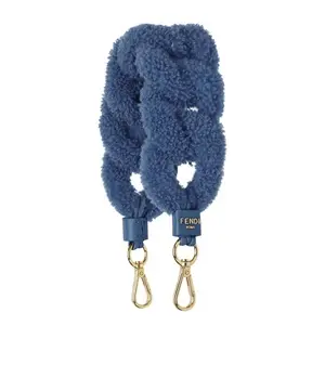 Fendi Sheepskin Shoulder Strap - Blue