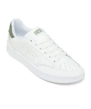 DIESEL® S-dakota Leather Sneakers With Perforated Logo