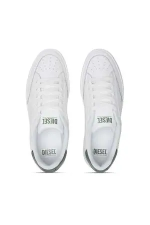 DIESEL® S-dakota Leather Sneakers With Perforated Logo