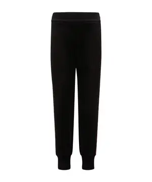 Moncler Tricolor-trimmed Cotton Sweatpants