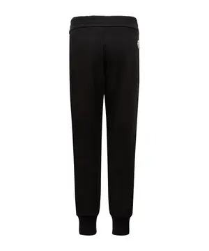 Moncler Tricolor-trimmed Cotton Sweatpants