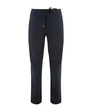 Canali Drawstring Wool Pants - Black