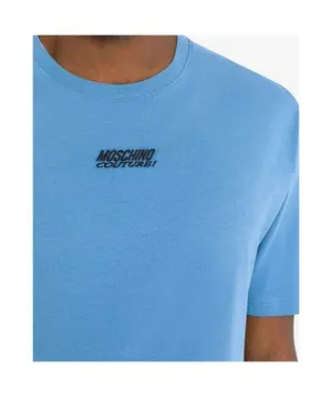 Moschino Logo-embroidered Cotton T-shirt