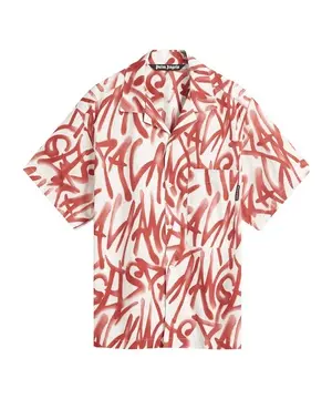 Palm Angels Graffiti-detailed Short-sleeved T-shirt
