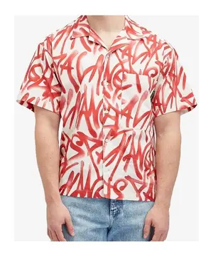 Palm Angels Graffiti-detailed Short-sleeved T-shirt