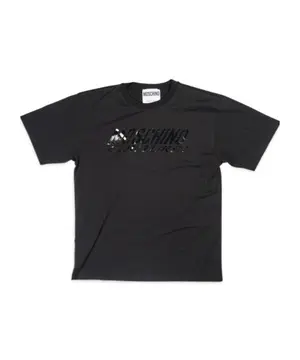 Moschino Logo-print Cotton T-shirt - Black