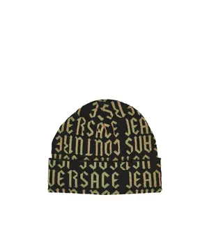 Versace Logo-jacquard Beanie Hat