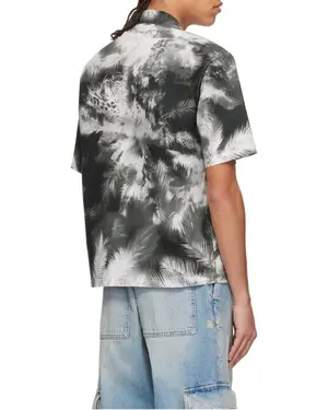 Palm Angels Blueprint Palms Short-sleeved Shirt