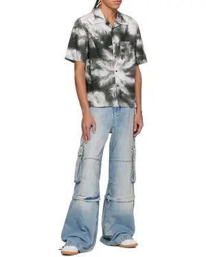 Palm Angels Blueprint Palms Short-sleeved Shirt