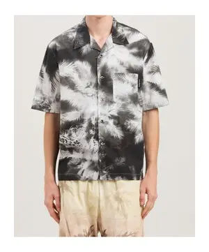 Palm Angels Blueprint Palms Short-sleeved Shirt