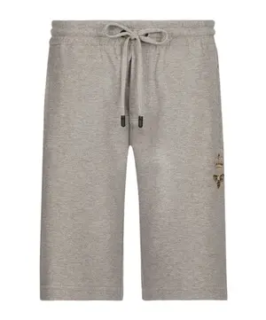 Dolce & Gabbana Cotton-blend Shorts - Grey
