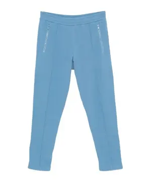 Moschino Elastic Waist Casual Pants - Sky-blue