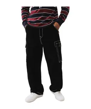 True Religion Velvet Big T Cargo Baggy Pants