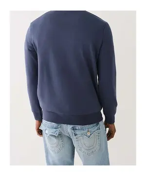 True Religion Og Logo Patch Crew Sweatshirt