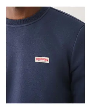 True Religion Og Logo Patch Crew Sweatshirt